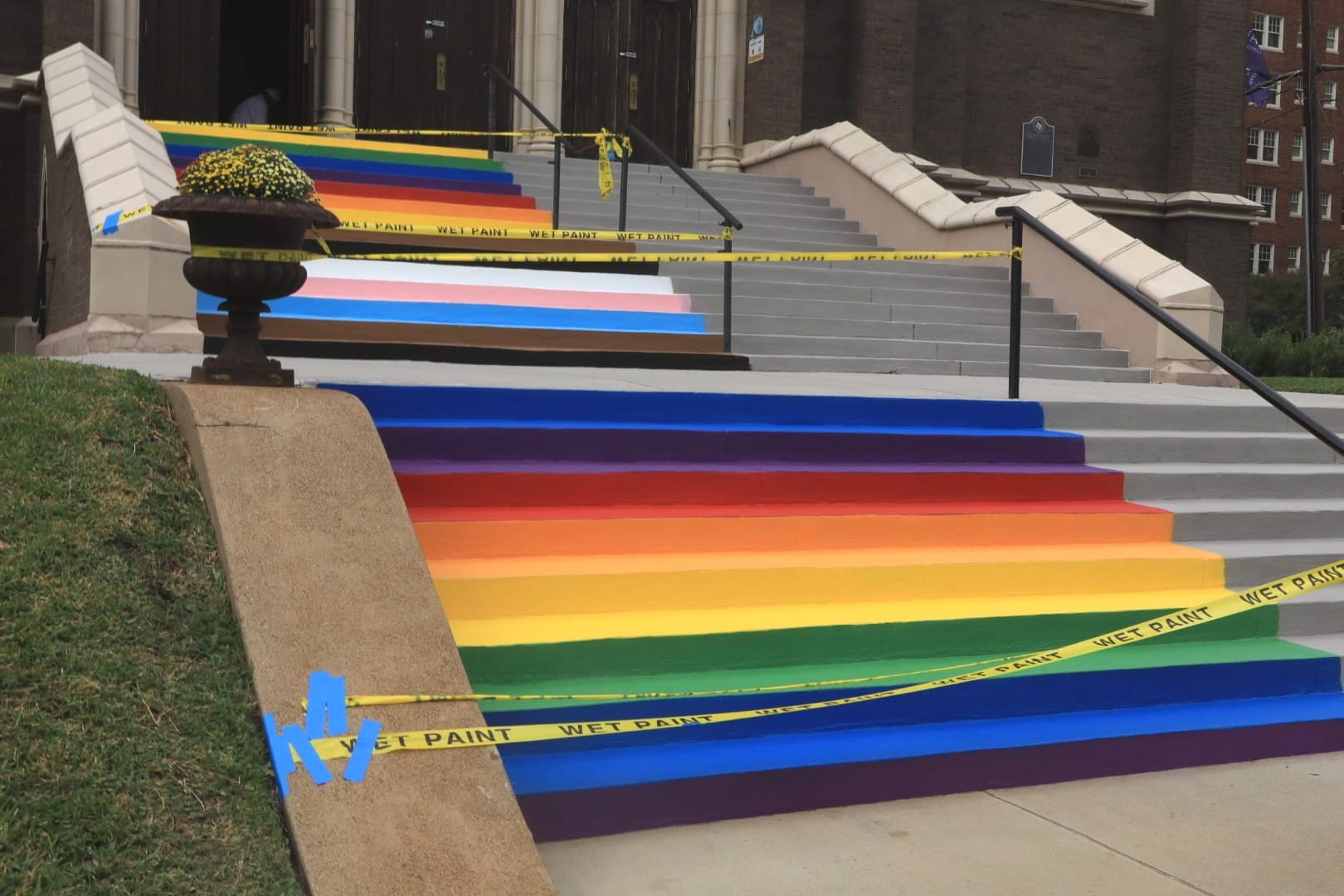 A Dallas Church Paints A Rainbow